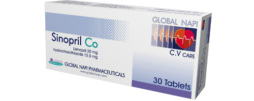 Sinopril Co 12.5mg Tablets - Rosheta