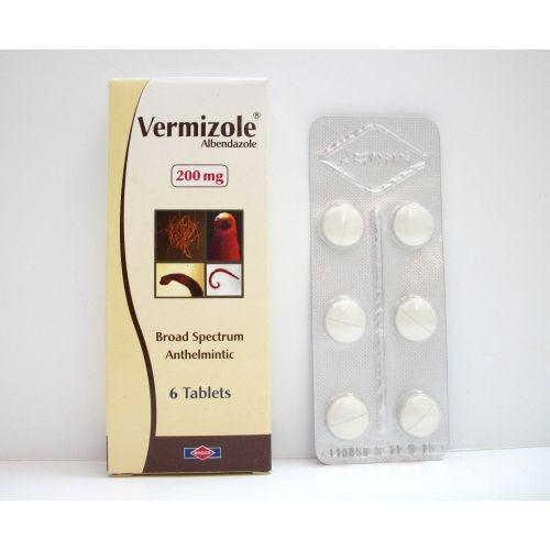 Vermizole 200mg Tablets - Rosheta