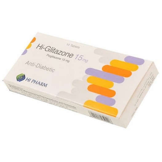 Hi Glitazone 15mg Tablets - Rosheta
