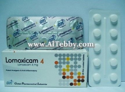 Lornoxicam 4mg Tablets - Rosheta