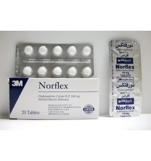 Norflex 100mg Tablets - Rosheta