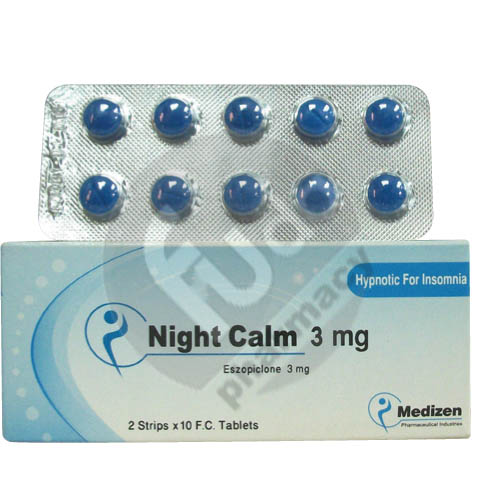 Night Calm 3mg Tablets - Rosheta