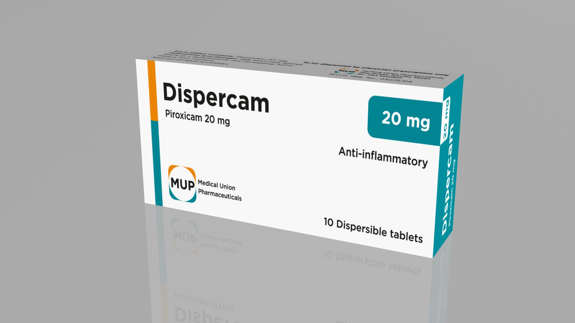 Dispercam 20mg Tablets - Rosheta