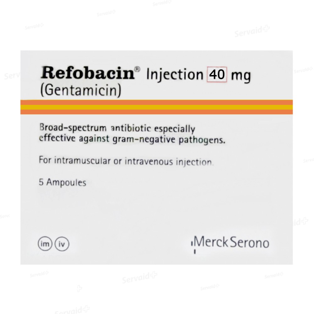 Refobacin 40mg Ampoules - Rosheta