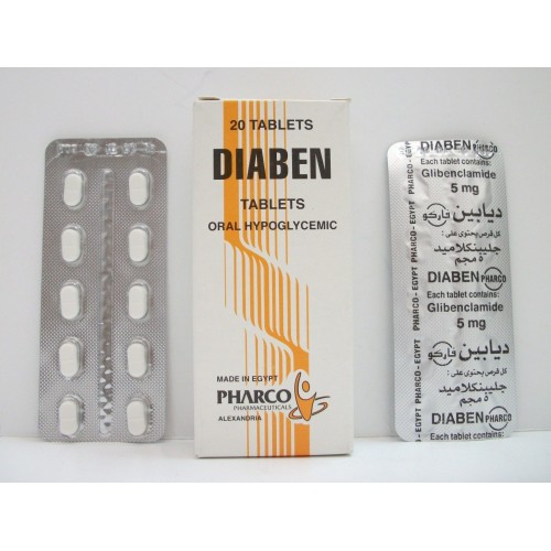 Diaben 5mg Tablets - Rosheta