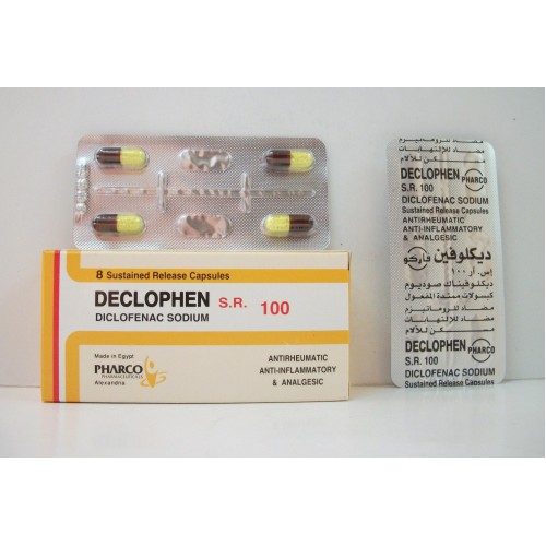 Declophen 100mg Capsule - Rosheta