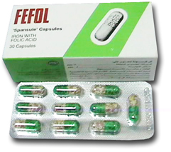 Fefol 190mg Capsule - Rosheta