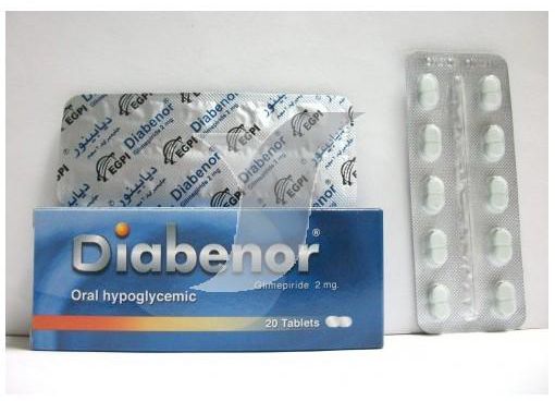 Diabenor 2mg Tablets - Rosheta
