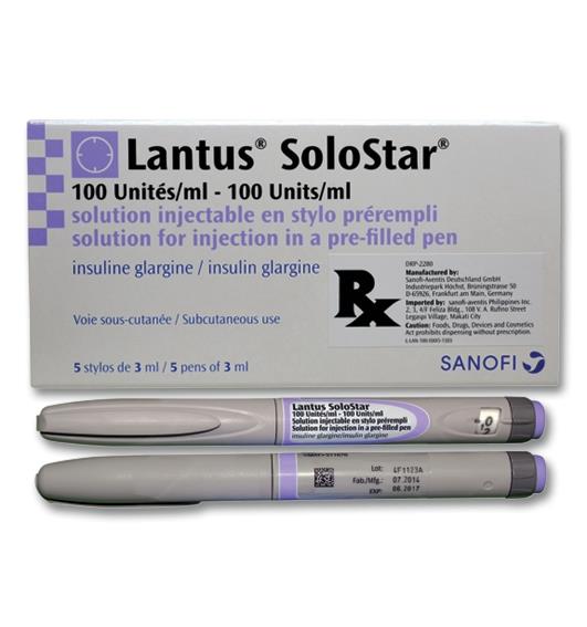 Lantus solostar 300i Pen Fills - Rosheta