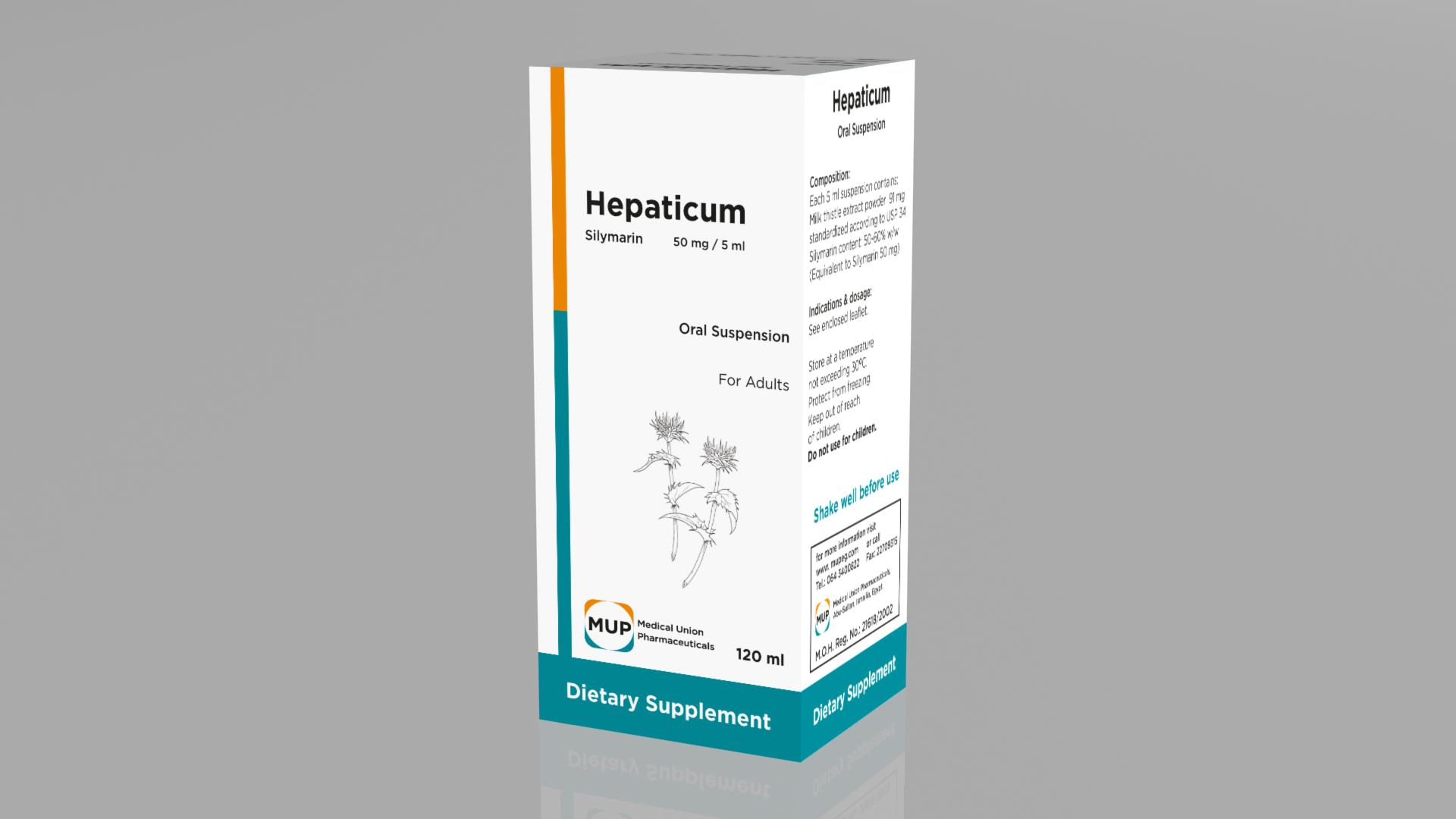 Hepaticum 50mg Syrup - Rosheta