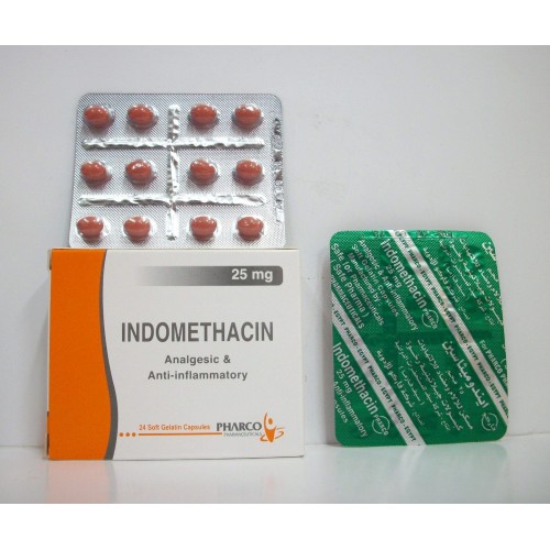 Indomethacin Pharco 25mg Capsule - Rosheta