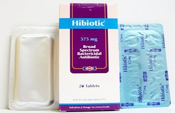 Hibiotic 375mg Tablets - Rosheta
