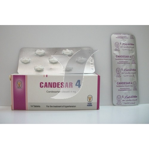 Candesar 4mg Tablets - Rosheta