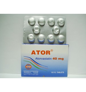Ator 40mg Tablets - Rosheta