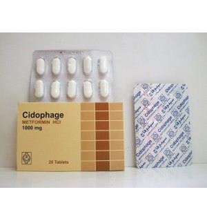 Cidophage Retard 1000mg Tablets - Rosheta