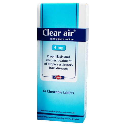 Clear Air 4mg Tablets - Rosheta