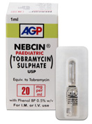 Nebcin 20mg Ampoules - Rosheta