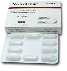 Neurofenac 25mg Capsule - Rosheta