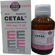 Cetal 250mg Syrup - Rosheta