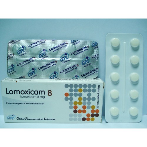 Lornoxicam 8mg Tablets - Rosheta