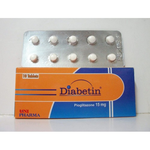 Diabetin 15mg Tablets - Rosheta