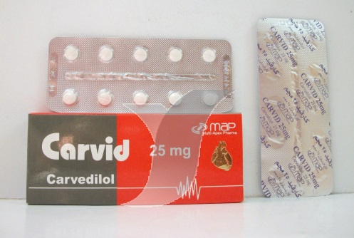 Carvid 25mg Tablets - Rosheta
