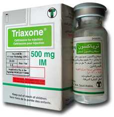 Triaxone 500mg Ampoules - Rosheta