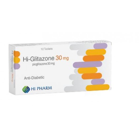 Hi Glitazone 30mg Tablets - Rosheta