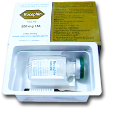 Rocephin 500mg Ampoules - Rosheta