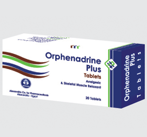 Orphenadrine plus 50mg Tablets - Rosheta