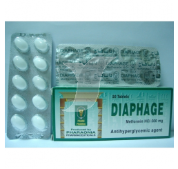 Diaphage 500mg Tablets - Rosheta