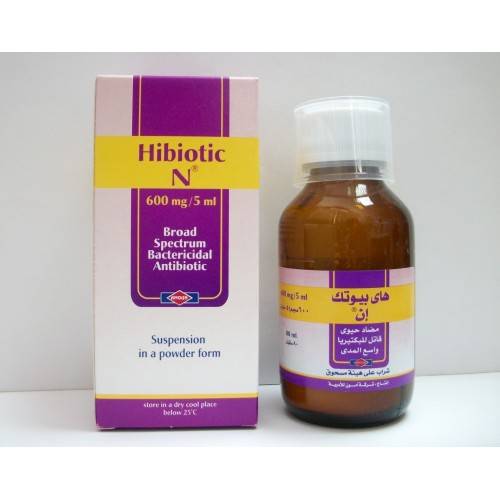 HIBIOTIC N 625mg Syrup - Rosheta
