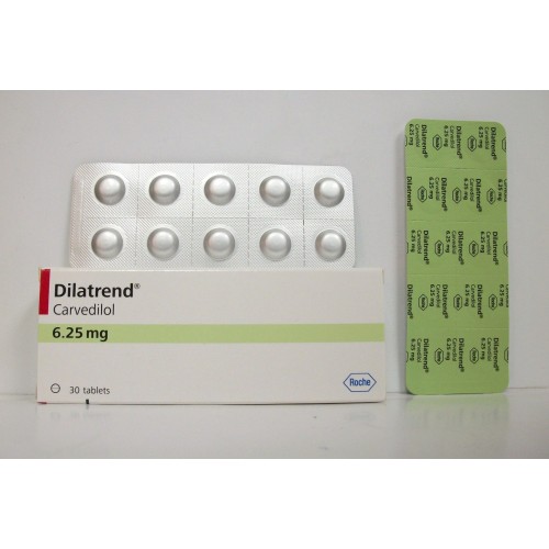 Dilatrend 6.25mg Tablets - Rosheta