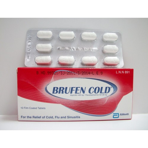 Brufen Cold 60mg Tablets - Rosheta