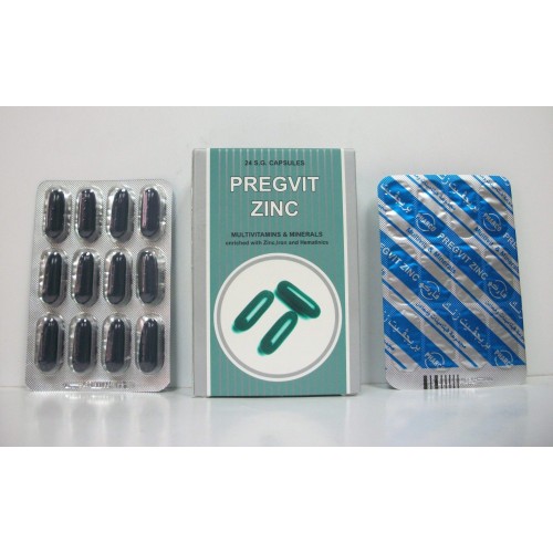 Pregvit Zinc 42mg Capsule - Rosheta