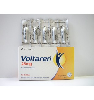 Voltaren 25mg Supp - Rosheta