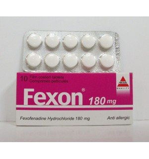 Fexon 180mg Tablets - Rosheta
