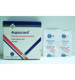 Aspocard 150mg Tablets - Rosheta