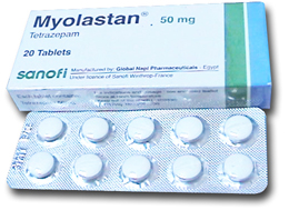 Myolastan 50mg Tablets - Rosheta