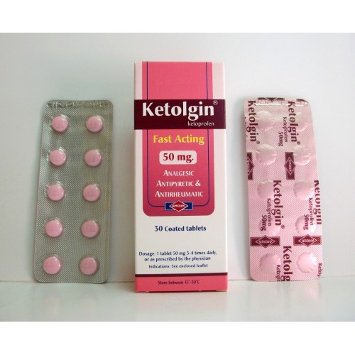 Ketolgin 50mg Tablets - Rosheta