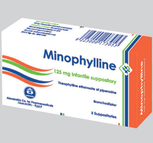 Minophylline 125mg Supp - Rosheta
