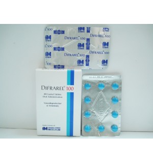 Difrarel 100 100mg Tablets - Rosheta