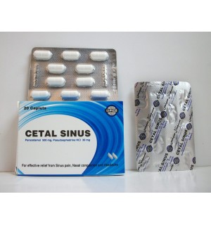 Cetal Sinus 500mg Capsule - Rosheta