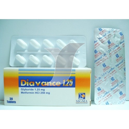 Diavance 1.25mg Tablets - Rosheta