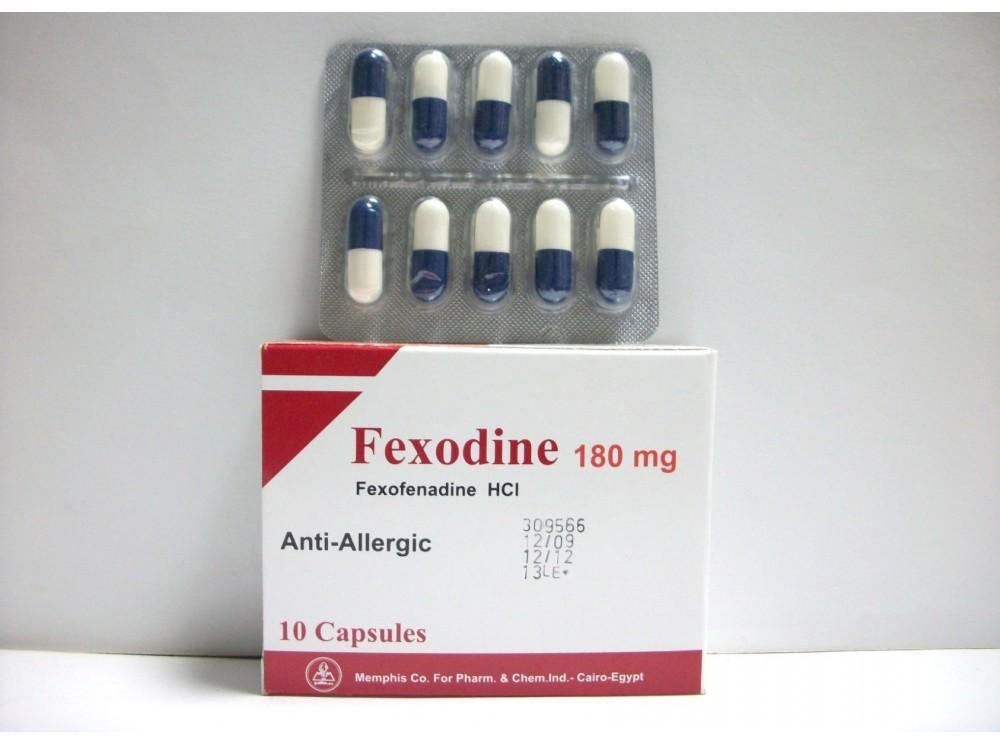 Fexodine 180 180mg Capsule - Rosheta