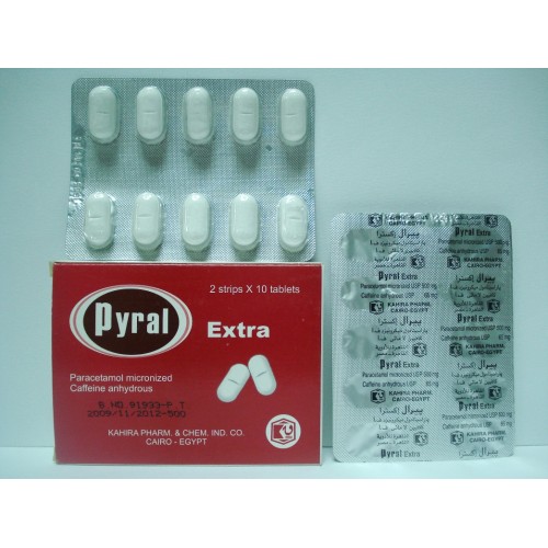 Pyral Extra 500mg Tablets - Rosheta