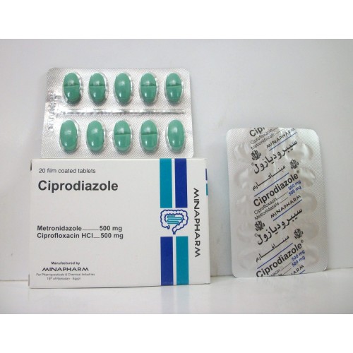 Ciprodiazole 500mg Tablets - Rosheta