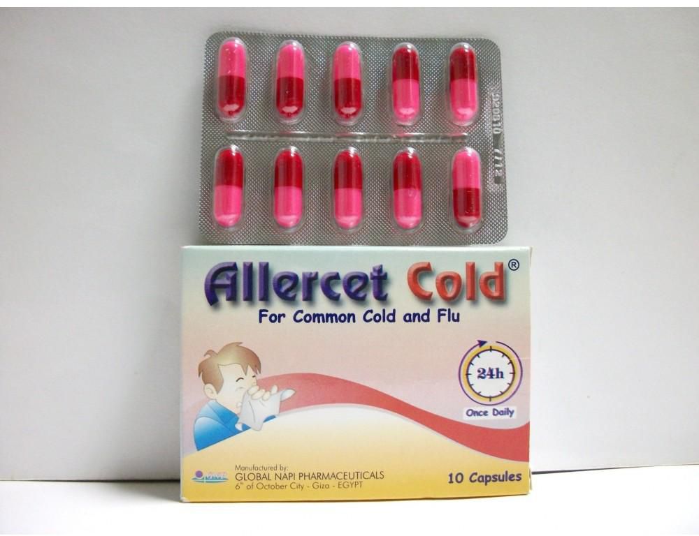 Allercet Cold 10mg Capsule - Rosheta