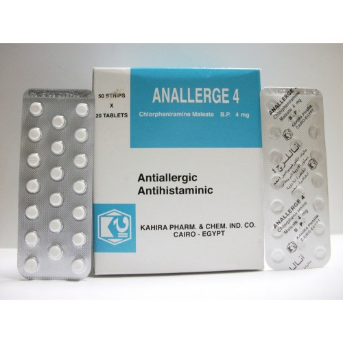 Anallerge-4 4mg Tablets - Rosheta
