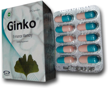 Ginko 25mg Capsule - Rosheta